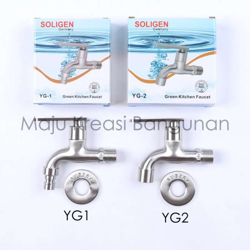 Jual Kran Taman Stainless Steel Soligen Keran Tembok Air Sus 304 Yg1 Yg2 Di Seller Aghanim ...