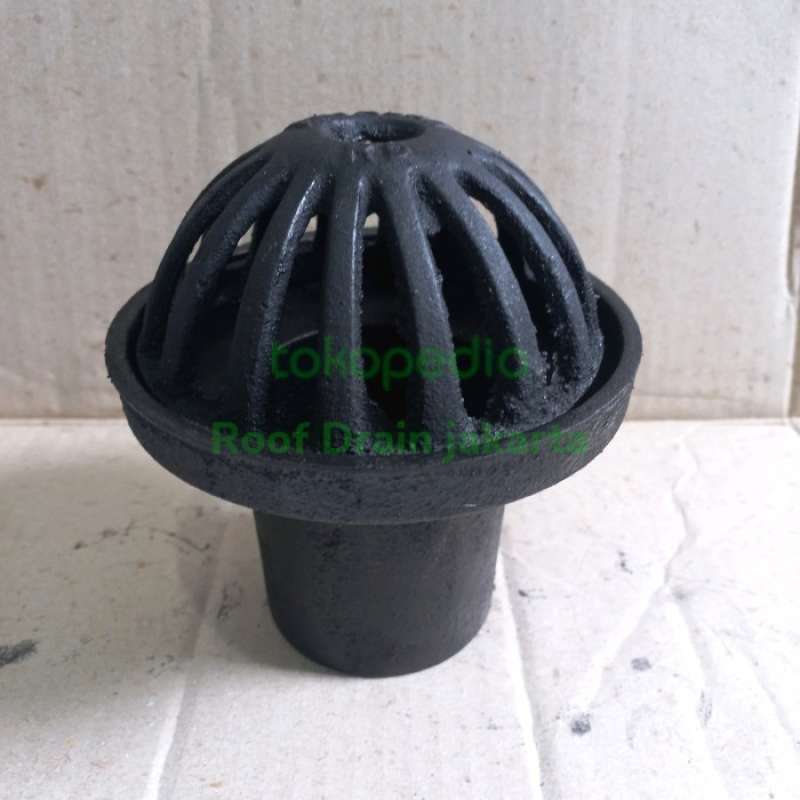 Jual Roof Drain Cast Iron 3 Inchi Antasan Saringan Air Cast Iron ...