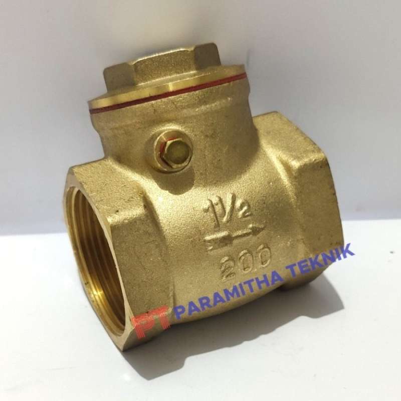 Jual Check Valve 1 1/2 Inch / Swing Check Valve / Klep Tabok 11/2 ...
