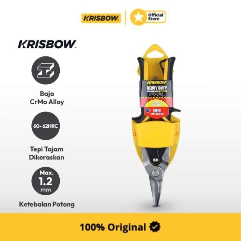 Jual Krisbow Aviation Snip Gunting Potong Seng Straight Cutting Di ...