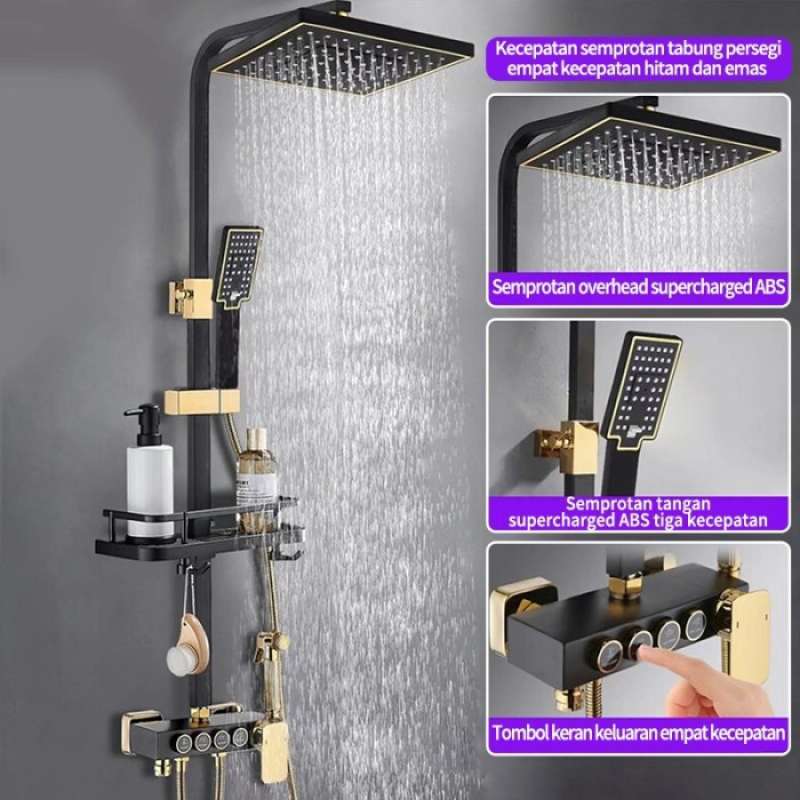 Jual Set Shower Panas Dingin/4in1 Set Keran Kamar Mandi/shower Full ...
