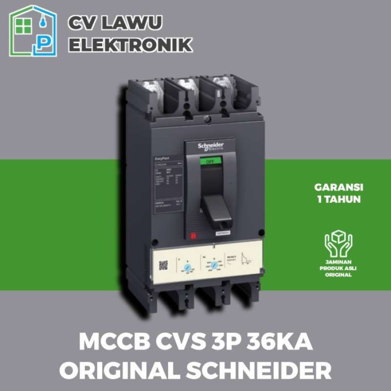 Jual Mccb 3p Schneider Cvs100f 25a 32a 40a 50a 80a 63a 100a 3phase 36ka - 25a Di Seller Yama ...