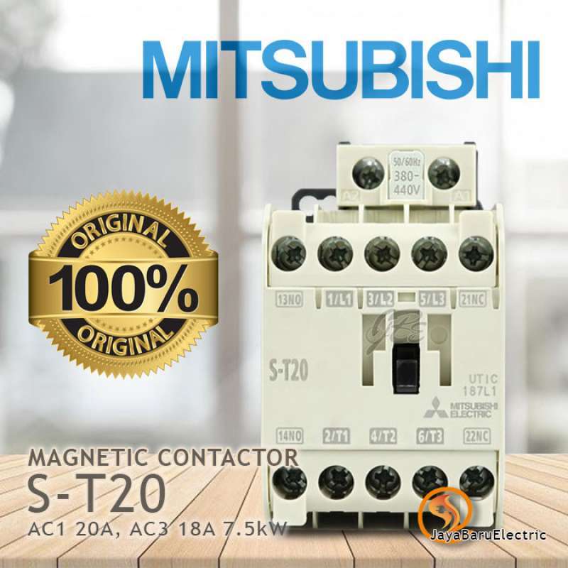 Jual Kontaktor / Contactor Mitsubishi S-t20 St20 110v 220v 380v Ac Coil Di Seller Yama ...