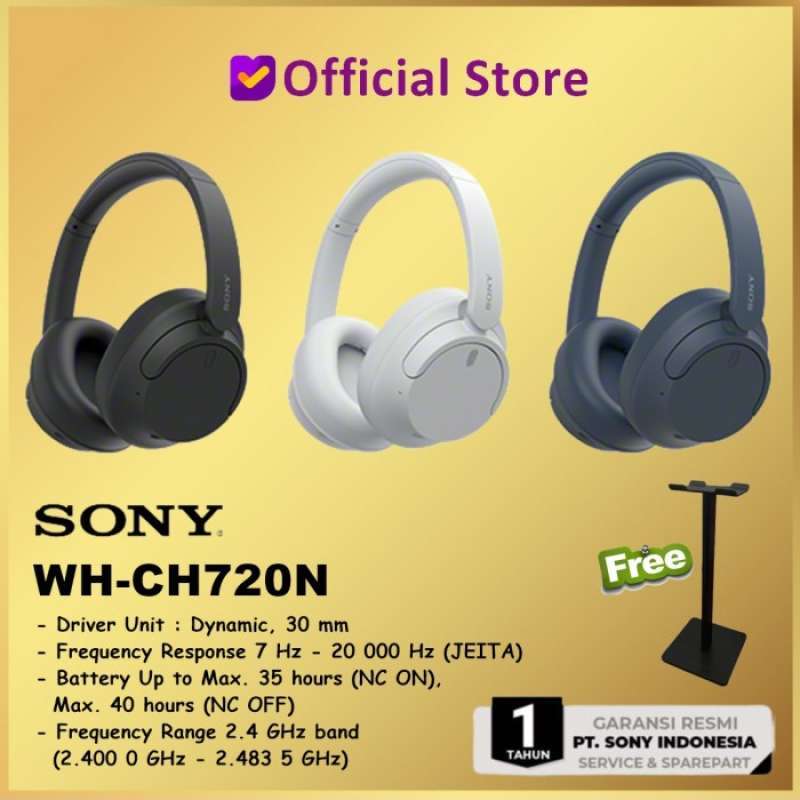 Promo Sony Wh-ch720n Whch720 Ch720 Ch 720 N 720n Wireless Headphones ...