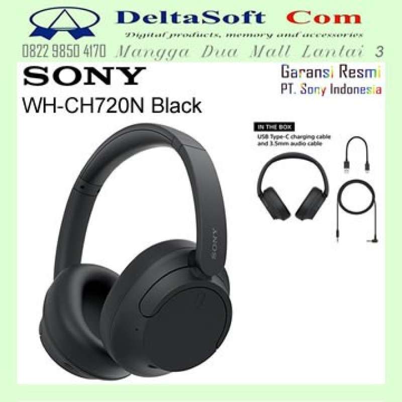 Promo Headset Sony Wh-ch720n Bluetooth Headphone - Black Diskon 50% Di Seller Dr Barang Store ...