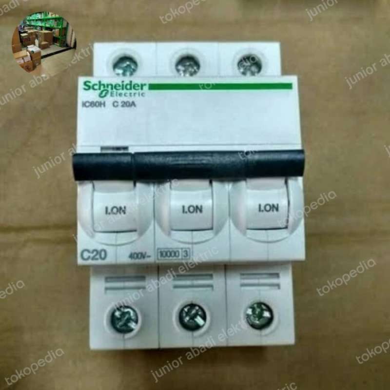 Jual Mcb Schneider Ic60h 10ka 3p 6a 10a 16a 20a 25a 32a 40a 50a 63a - 32a Di Seller Aghanim ...