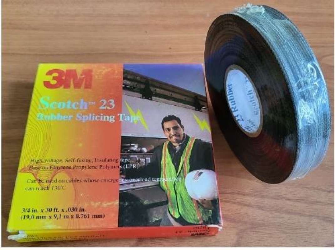 Jual 3m Isolasi Listrik Scotch 23 - Rubber Splicing Tape Di Seller Shin ...