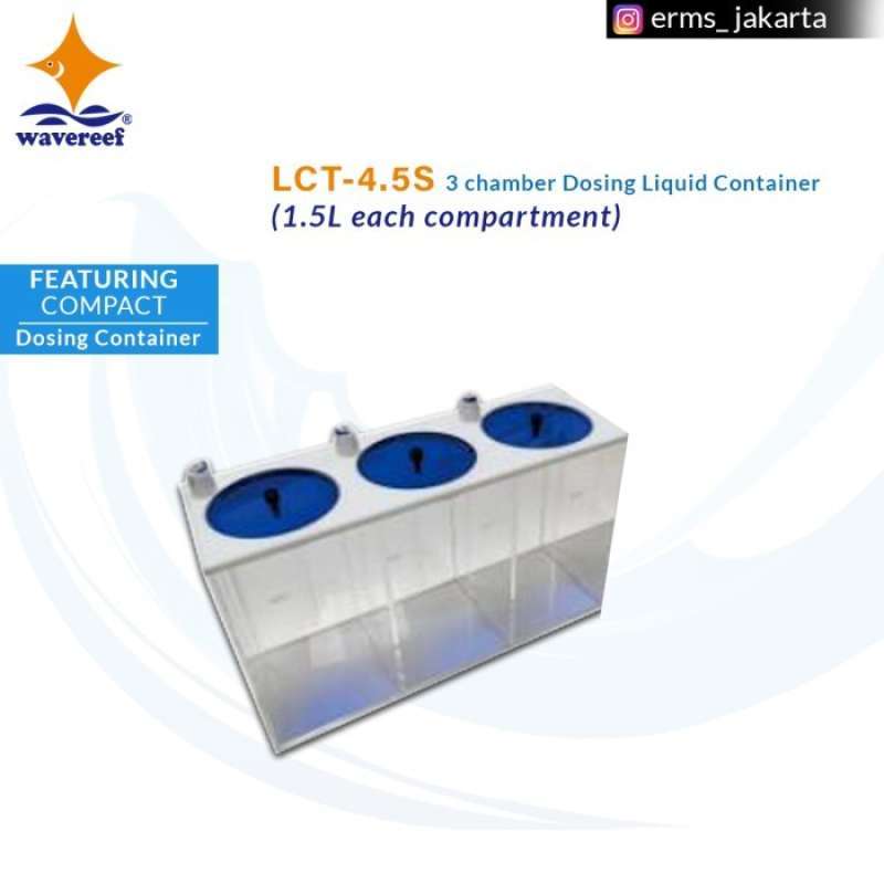 Jual Wr Lct-4.5s 3 Chamber Dosing Liquid Container(1.5l Each Compartment) Di Seller Aghanim ...