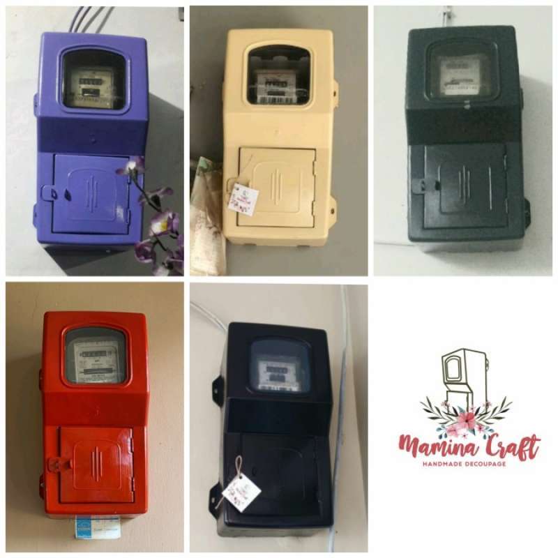 Jual Box Meteran Listrik Pascabayar Custom Warna - Merah Muda Di Seller ...