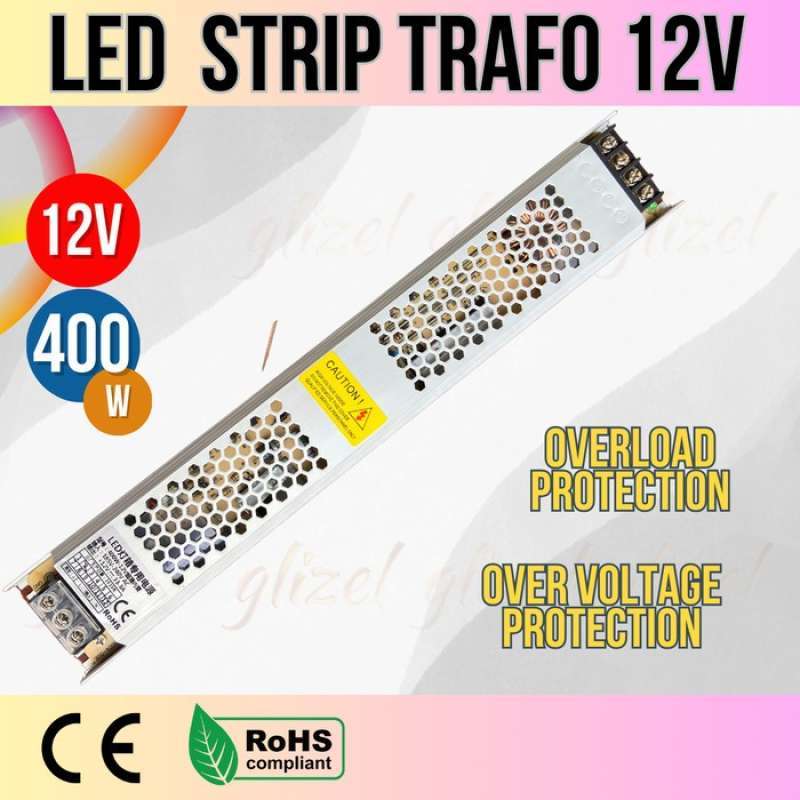Jual Trafo Adaptor 12v Psu Mini Power Supply Led Strip Watt Slim Cctv ...