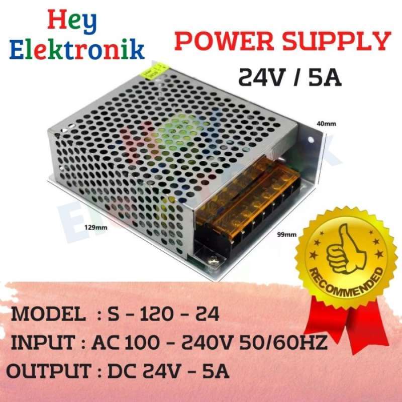 Jual Power Supply Dc 24v 5a 10a 20a 30a 40a - 24v20a Di Seller Shin ...