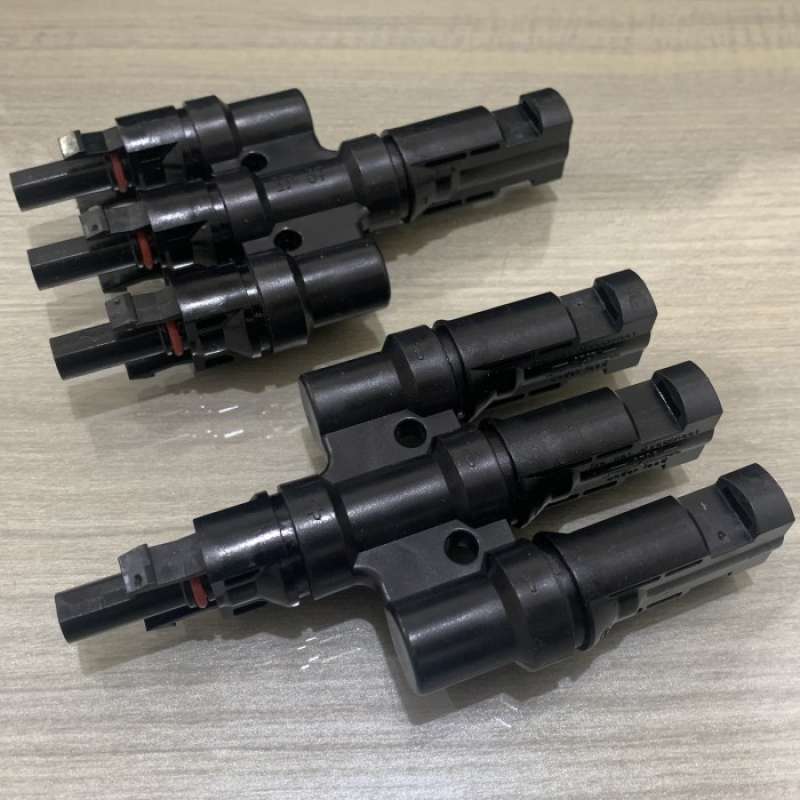 Jual Mc4 Connector Cabang T 2 3 4 Konektor Solar Panel Surya - Cabang ...