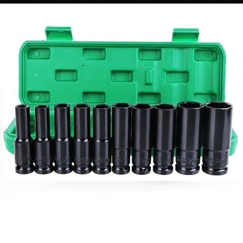 Jual Xmsj Mata Kunci Shock Panjang Socket Wrench Hex 1/2 Inch 8-24mm 12 ...