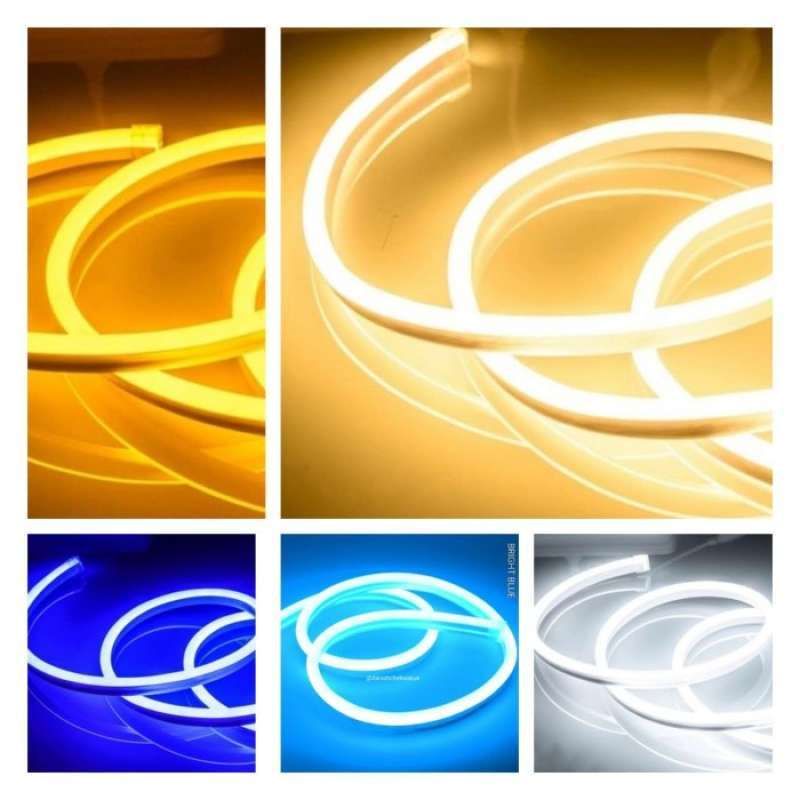 Promo Paket Lampu Led Neon Flex 220v 6m - 10m Lengkap Tinggal Colok ...
