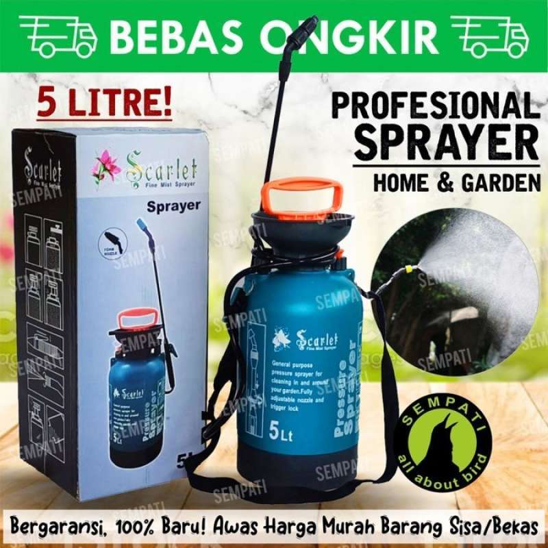 Promo Alat Semprot Pressure Sprayer 5 Liter Semprotan Hama Desinfektan ...
