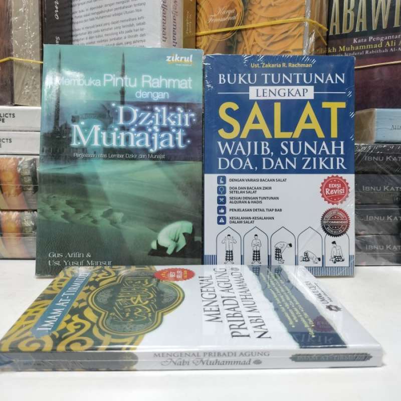 Promo Paket 3 Buku Dzikir Munajat, Buku Tuntunan Lengkap Salat Wajib Sunnah, Diskon 23% Di ...