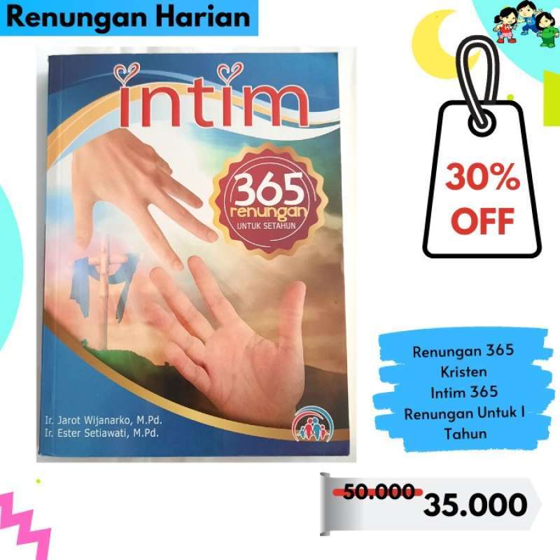 Promo Buku Religi Dan Spiritual Kristen - Intim 365 Renungan Untuk Setahun Diskon 23% Di Seller ...