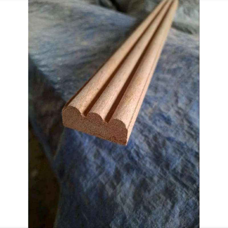 Jual Lis Kayu Meranti List Alur Setengah Lingkaran Bulat Panjang 1 ...