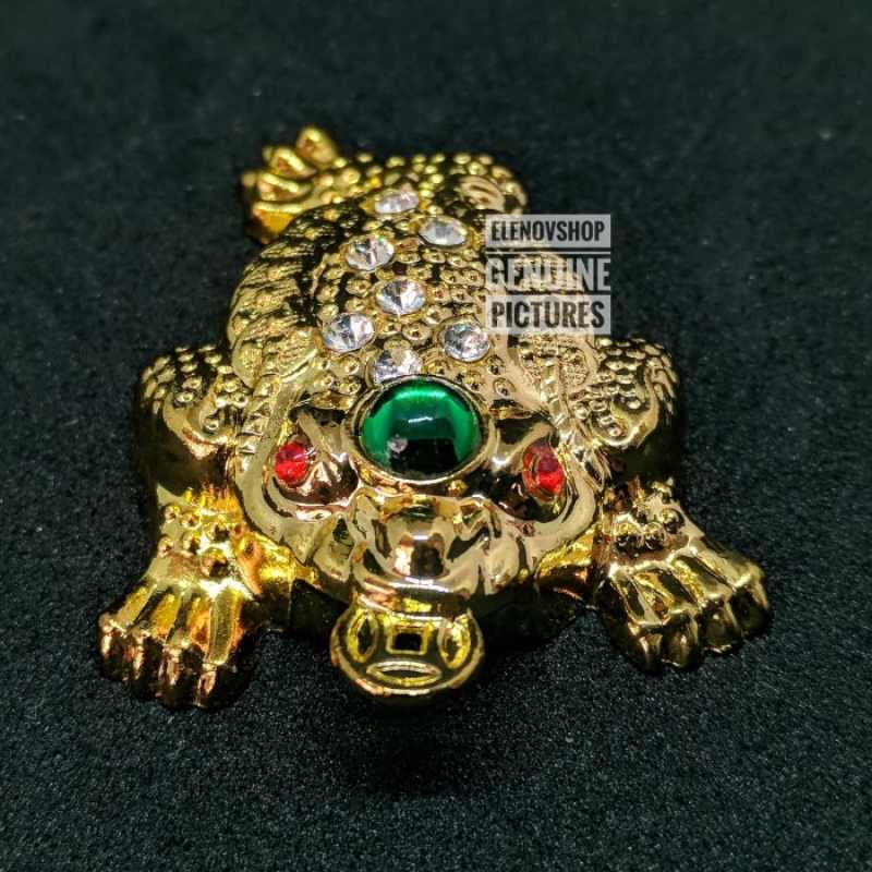 Promo Katak Kaki Tiga Emas Mini Saku - Golden Mini Pocket Three Legged ...