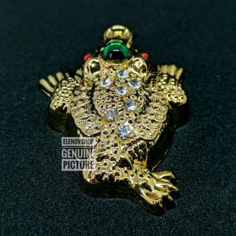 Promo Katak Kaki Tiga Emas Mini Saku - Golden Mini Pocket Three Legged ...
