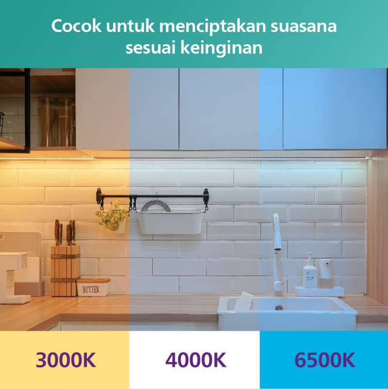Promo Lampu Philips Led Strip Hls168 7,5w/m 50m 4000k Putih Netral ...