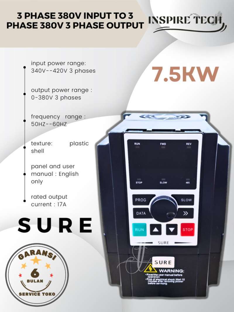 Jual Inverter 3 Phase Input To 380 V 3 Phase Output 380 V Drive - 380v ...