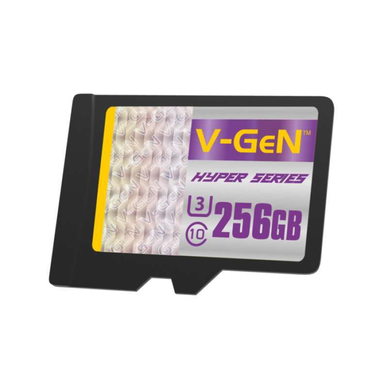 Jual Microsd V-gen Hyper 128gb 256gb 512gb Class 10 98mb/s Non Adaptor ...