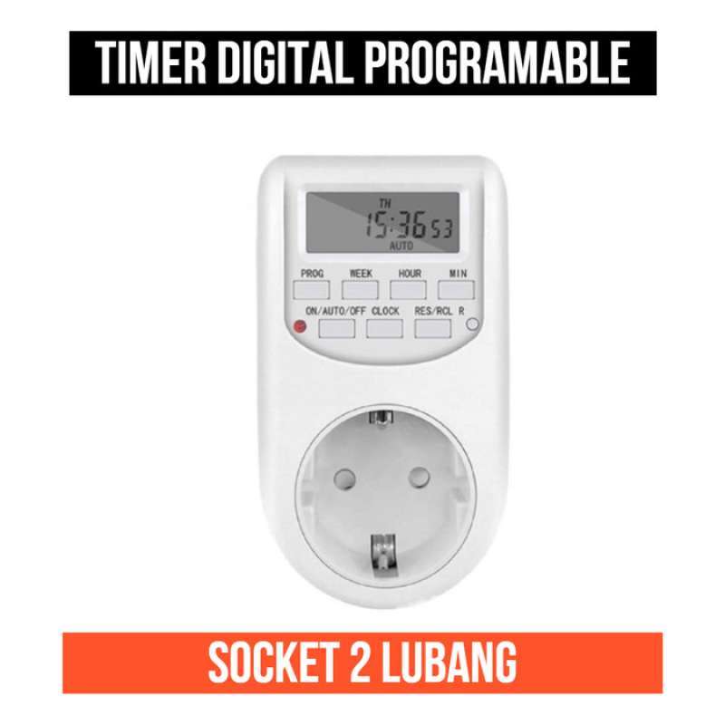 Jual Power Timer Programmable Digital Switch Otomatis Stop Kontak Auto ...