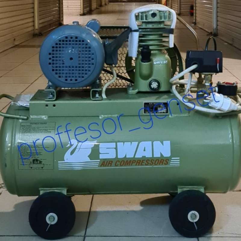 Jual Kompresor Angin Swan 1/4 Hp ( Pk ) Komplit Motor 0,25 Hp Su 114 Di ...