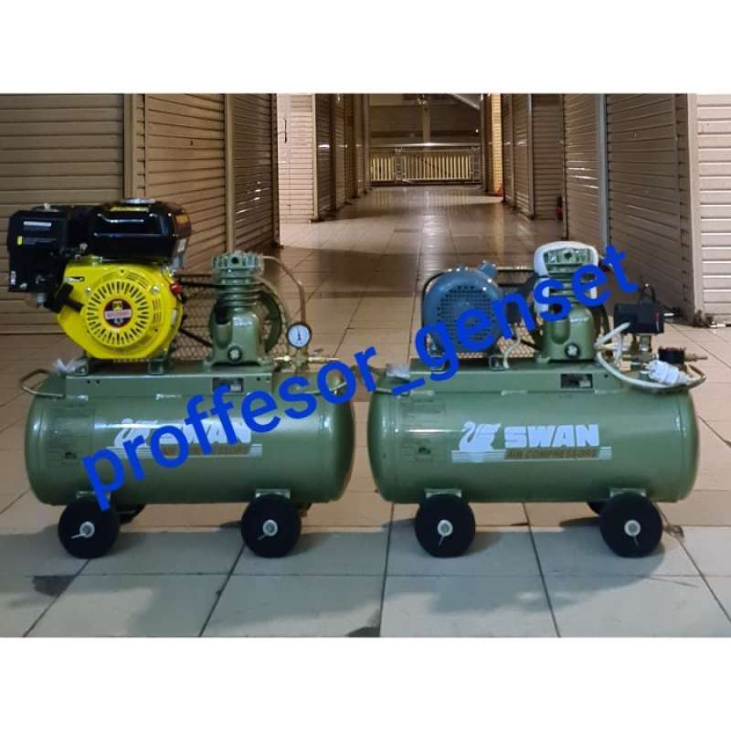 Jual Kompresor Angin Swan 1/4 Hp ( Pk ) Komplit Motor 0,25 Hp Su 114 Di ...