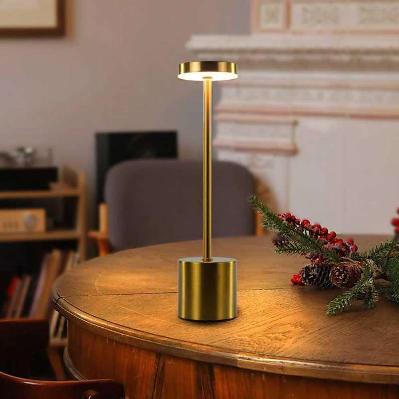 Jual Lampu Meja Hias Touch Led Usb Rechargeable 3 In 1 1800mah P340 Lampu Taman Tenaga Tempel ...