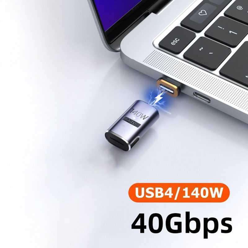 Jual Chenyang Otg Usb Type C 4.0 Magnetic Adaptor 40gb/s 140w Ch-41 ...