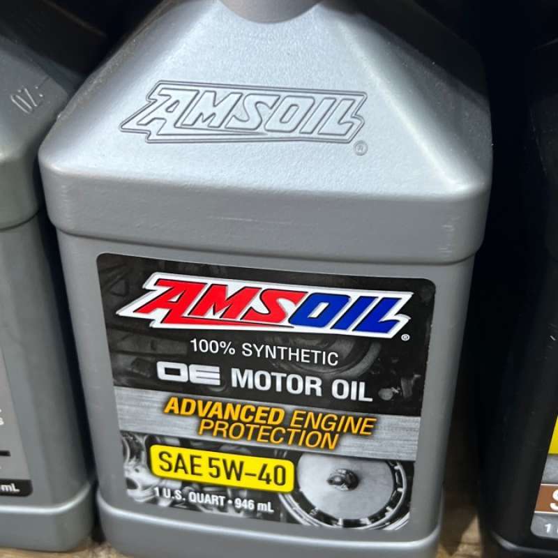 Promo Amsoil Synthetic Motor Oil Oe Sae 5w-40 Literan Dan Murah!! Baru ...