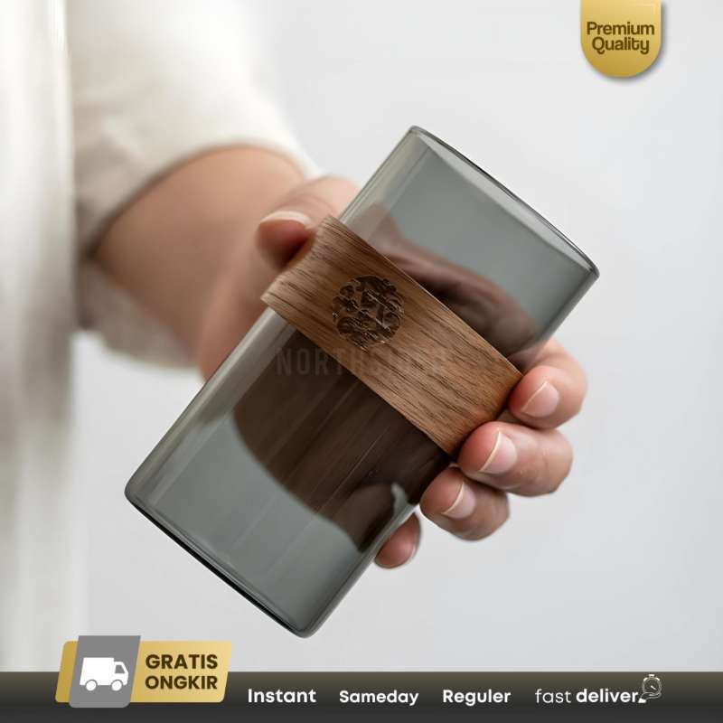 Promo Gelas Kaca Kopi Teh Coffee Tea Fuji Aestetic Japanese Style Glass F902 - 230ml Clear ...