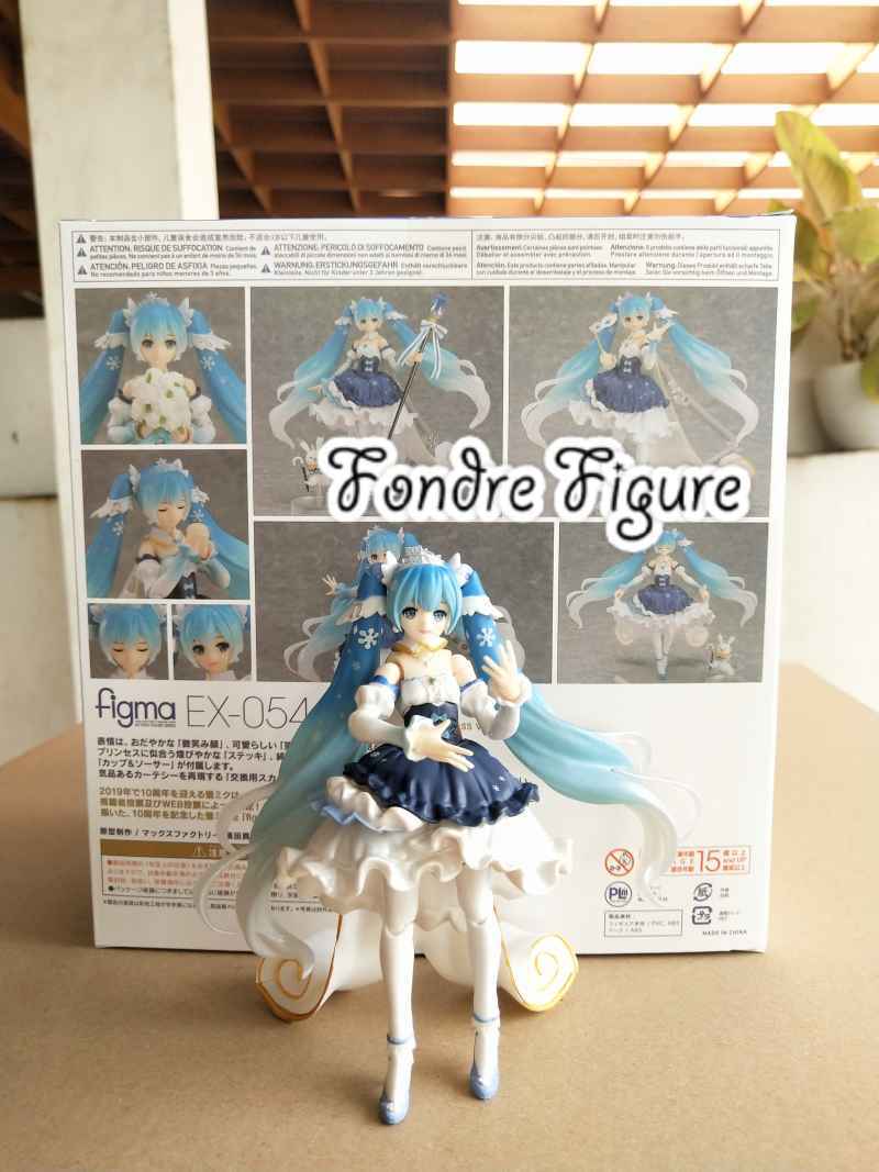 Jual Figma Snow Miku Ex054 Snow Princess Ver Ex-054 Hatsune Miku Character Vocal 01 Vocaloid Gsc ...