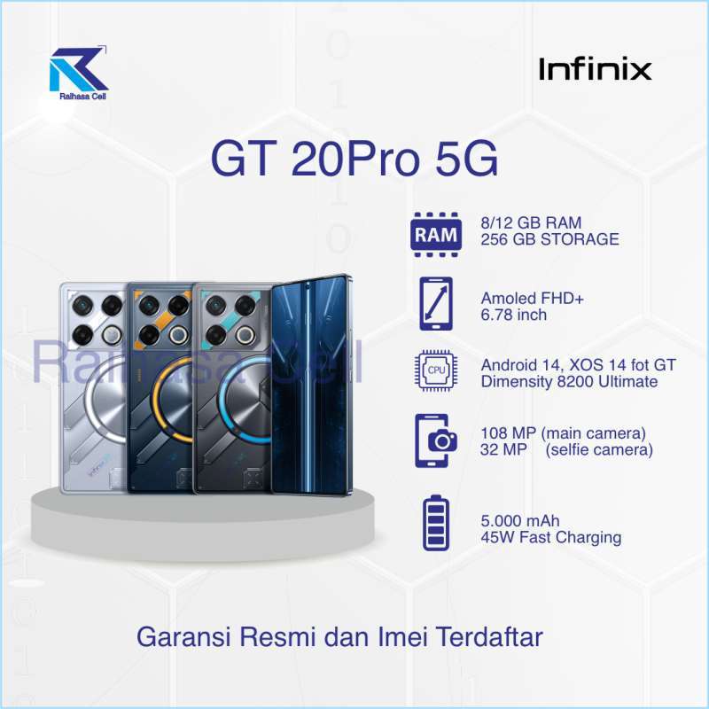Promo Infinix Gt 20 Pro 5g Garansi Resmi Diskon 1% Di Seller Raihasa Cell - Purwo Martani, Kab ...