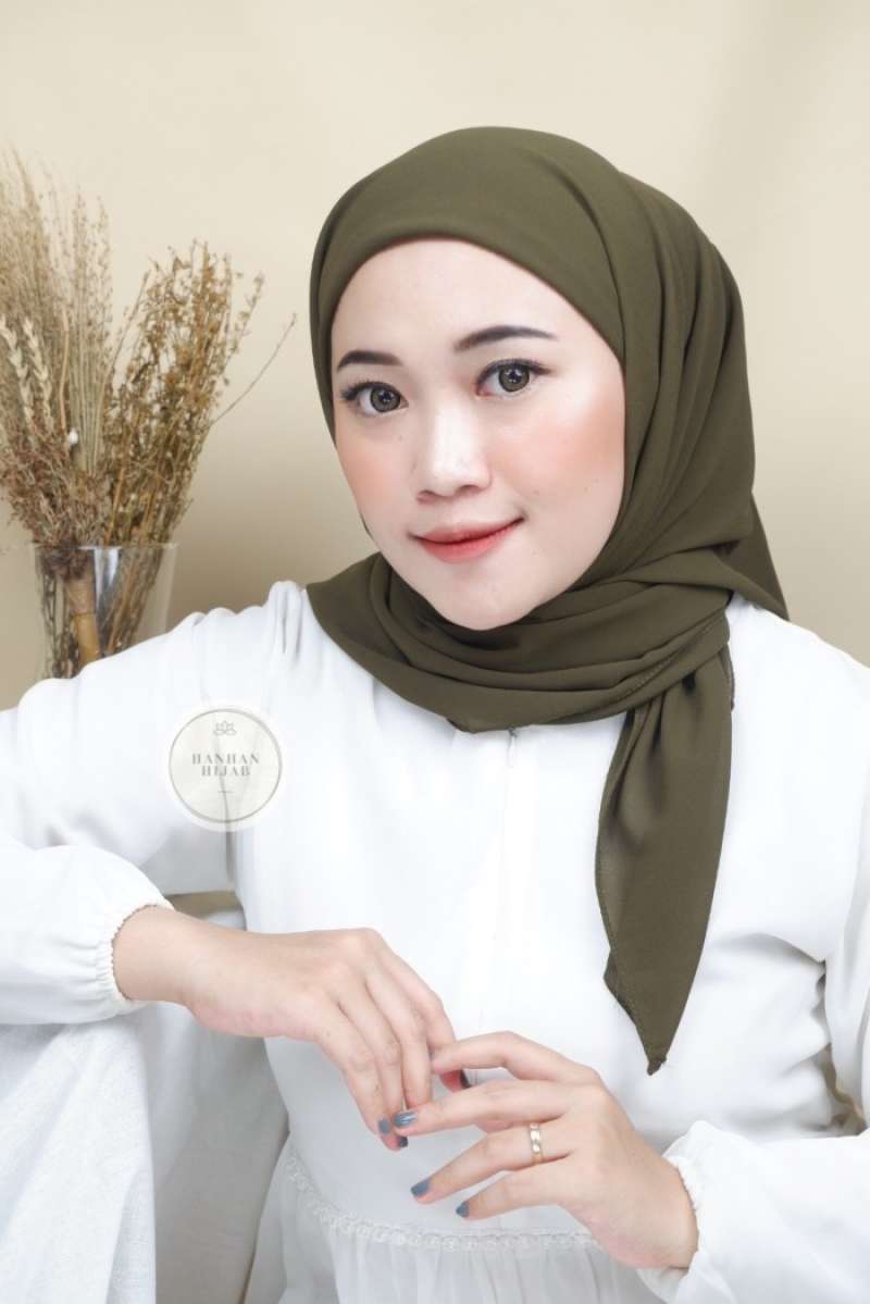 Jual Segi Empat 2 In 1 Inner / Segi Empat Ceruty 2 In 1 Inner - Denim ...