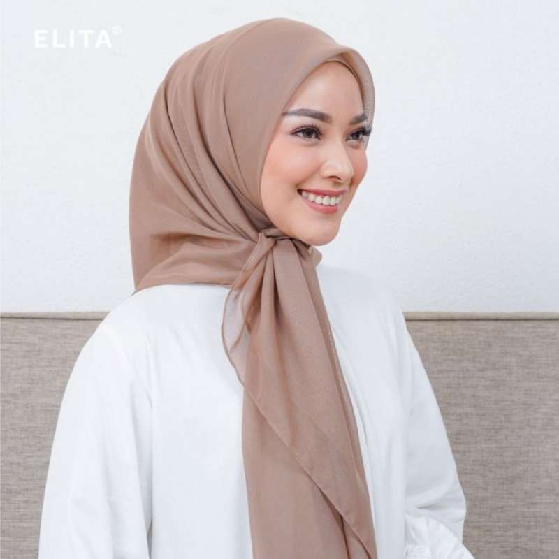 Jual Elita - Marwa Paris Jepang Original - Kerudung Segiempat - Smoke Green Di Seller Aghanim ...