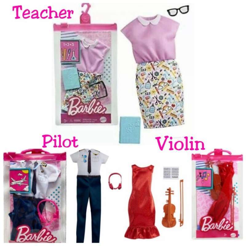 Promo Barbie Career Fashion Pack Original Mattel - Baju Barbie Original ...