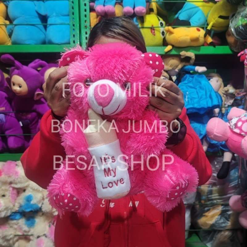 Promo Boneka Teddy Tedy Tedi Bear Beruang Duduk Dot Empeng Botol Susu ...
