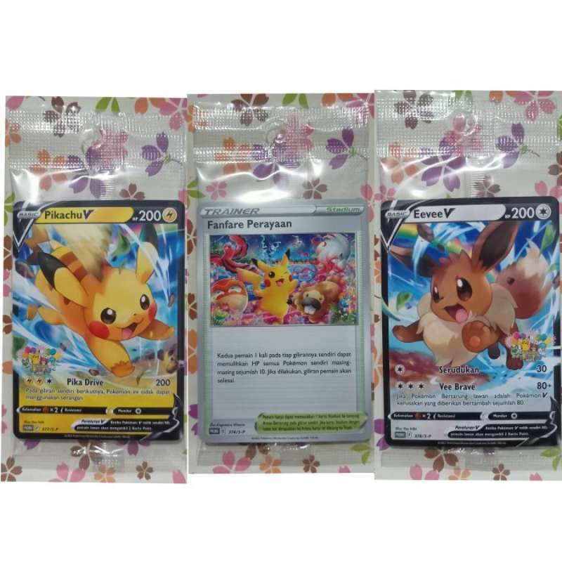Promo Pokemon Promo Festival Jakarta Pikachu V Eevee V Fanfare Perayaan Produk Terbatas Diskon ...