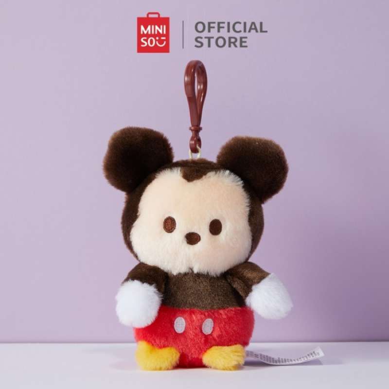 Promo Miniso X Disney Keychain Boneka Anak Stitch Mickey Minnie 5 Inch ...