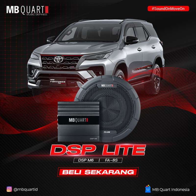 Jual Paket Dsp Lite Mb Quart Toyota Fortuner - Paket Audio Mobil Fortuner Di Seller Mb Quart ...