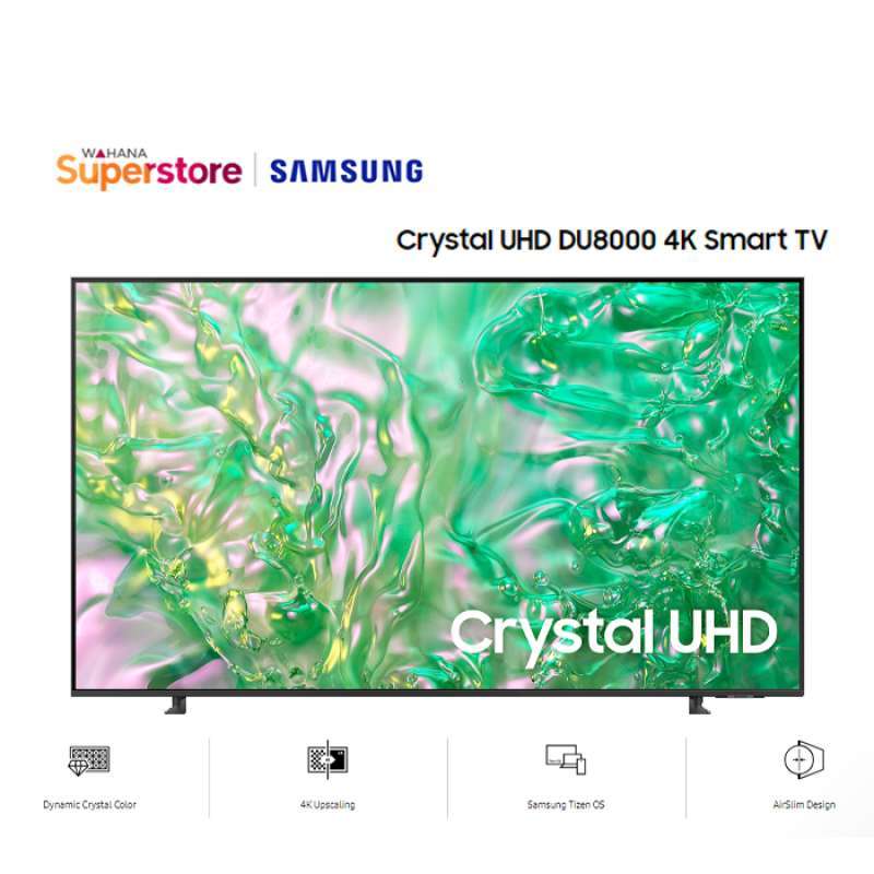 Promo Samsung Crystal Uhd 4k Smart Tv Tizen Os 75 Inch - 75du8000 | Du8000 Diskon 11% Di Seller ...