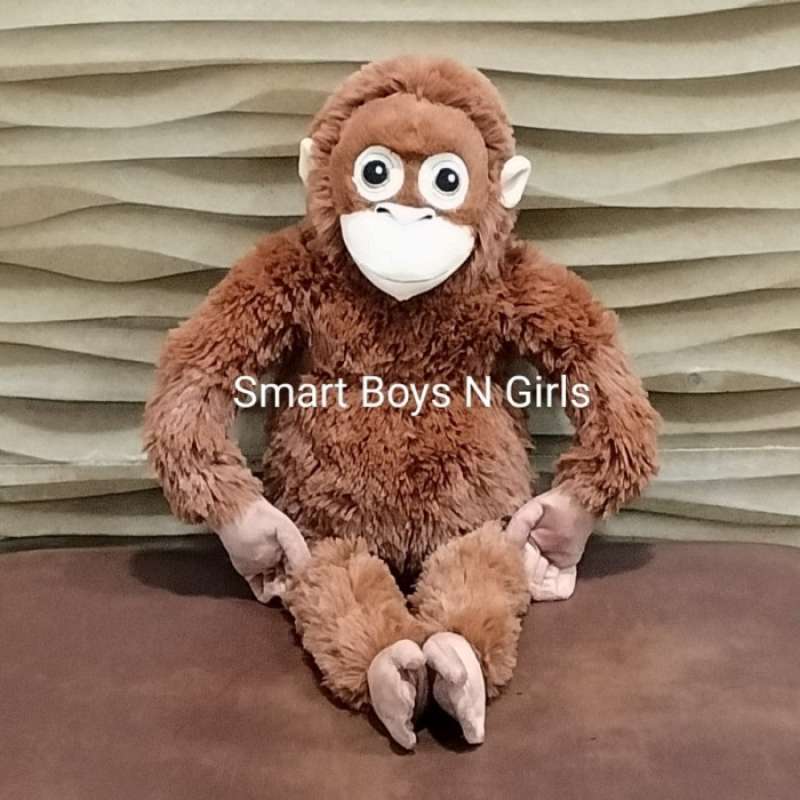 Promo E06022 Boneka Monkey Soft Toy Orang Utan Tangan Kaki Rekat Peluk ...