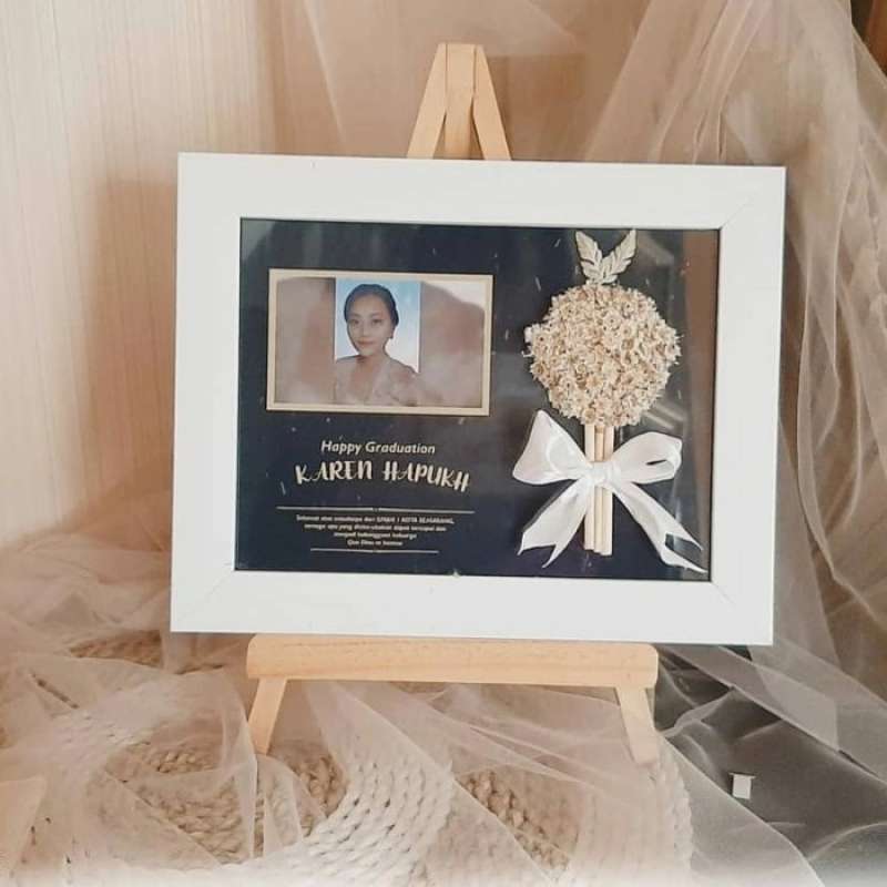 Promo Diskon Flower In Frame, Kado Bunga Unik Untuk Ultah,wisuda,nikah ...