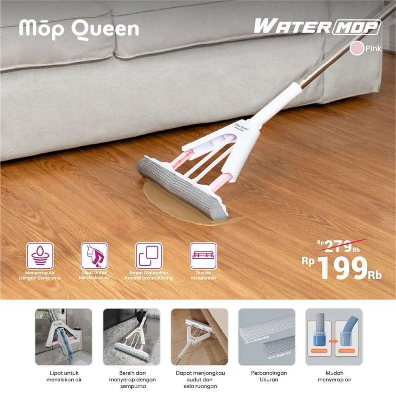 Jual Mop Queen Satuan - Water Mop Di Seller Milemart - Dwi Kora, Kota ...