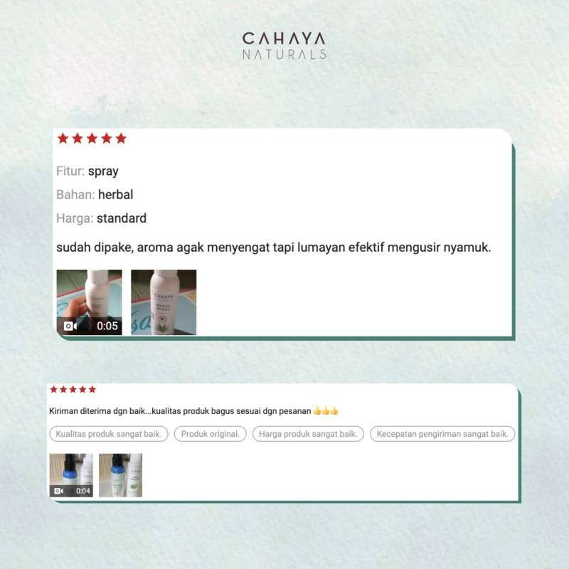 Promo Cahaya Naturals Mozzy Spray Plus - 100 Ml Diskon 25% Di Seller ...