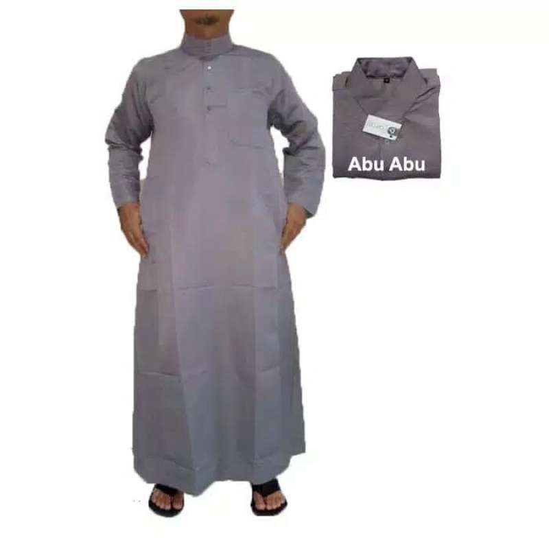 Jual Gamis Pria Jubah Emir Farrasi Polos Style Haramain - Hitam S Di ...