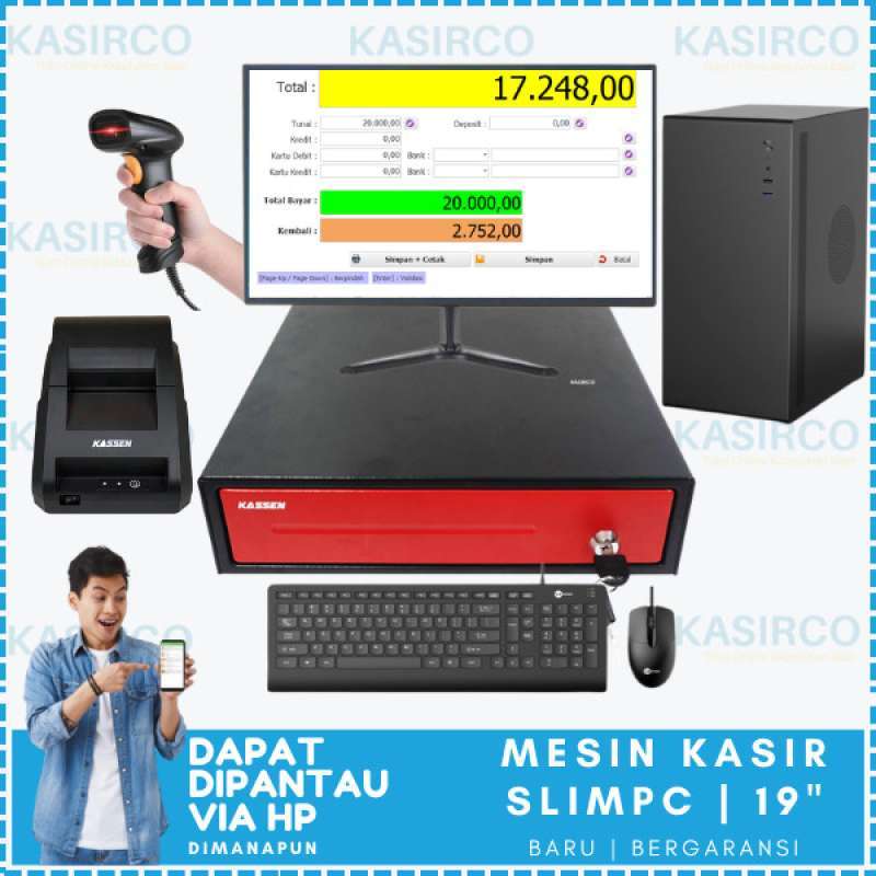Promo Mesin Kasir Komputer Slimpc Lengkap Siap Pakai Promo Diskon 1% Di Seller Allpucart - Kebon ...